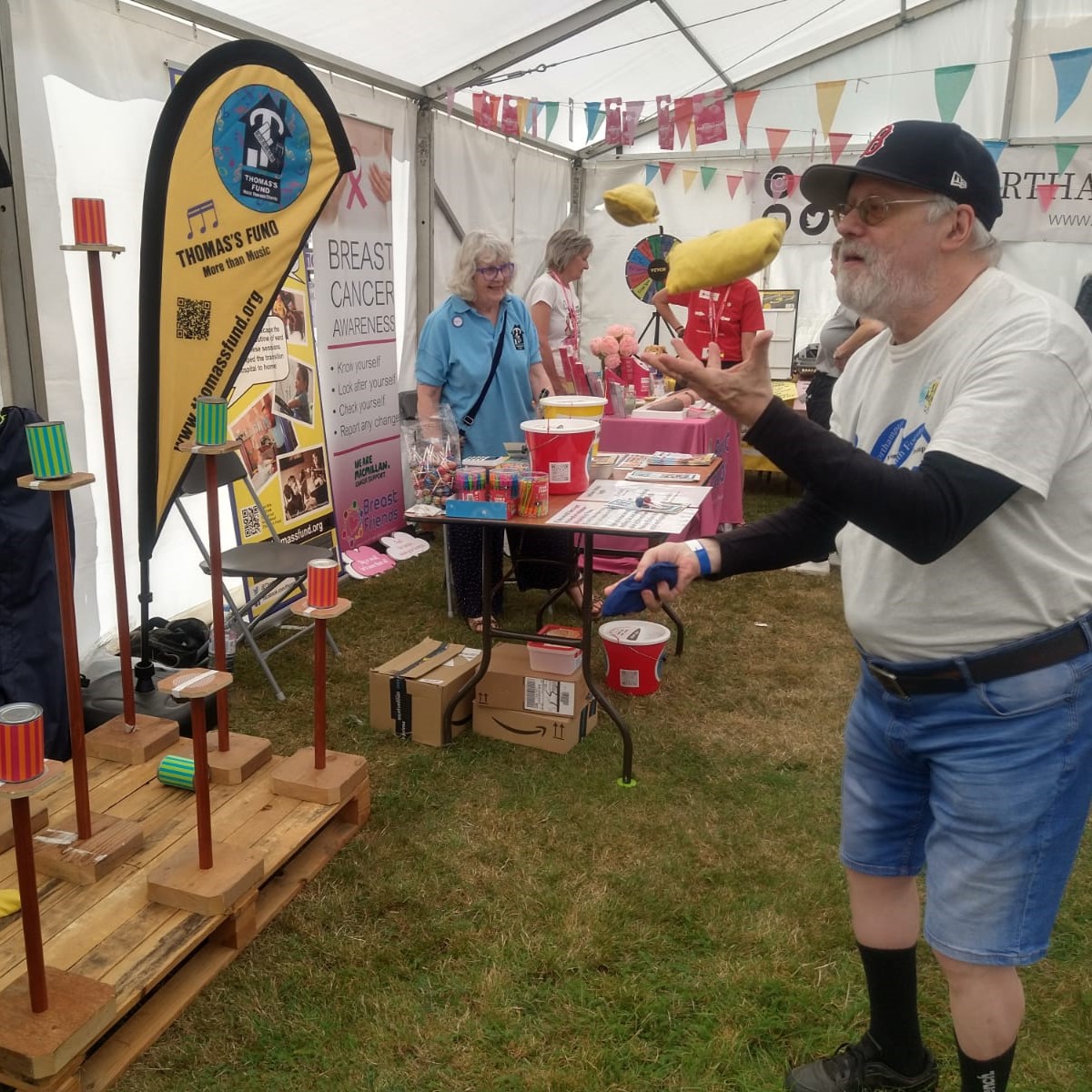 NIFF stall at Northampton Balloon Festival – 16 August 2024 – N.I.F.F.